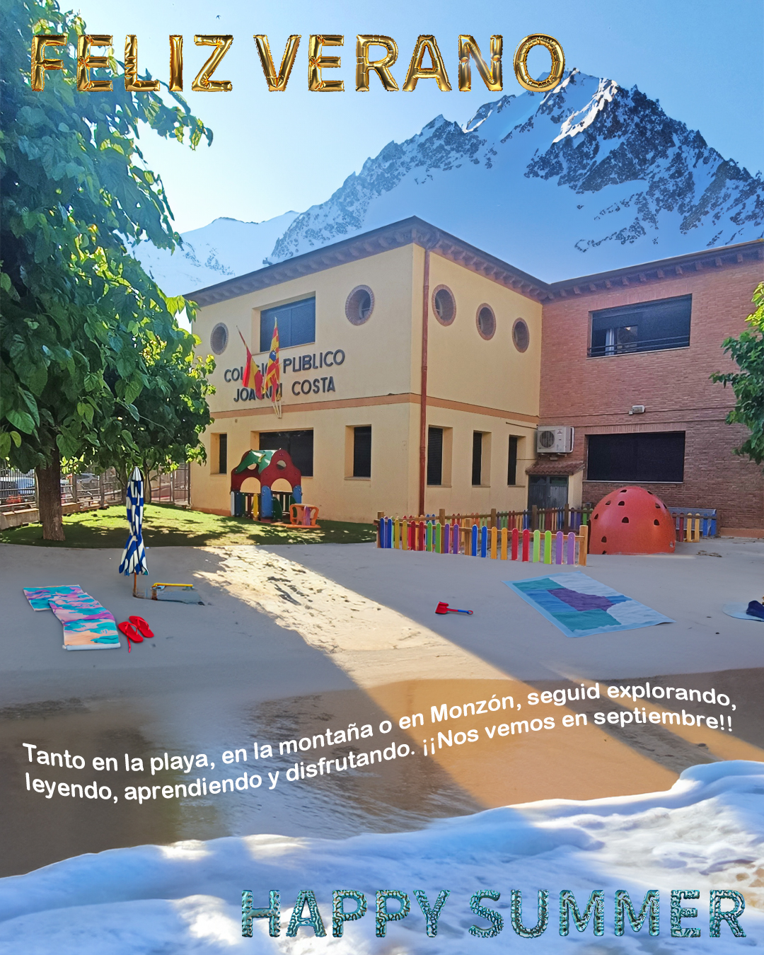 Feliz Verano - Happy Summer - Colegio Joaquin Costa